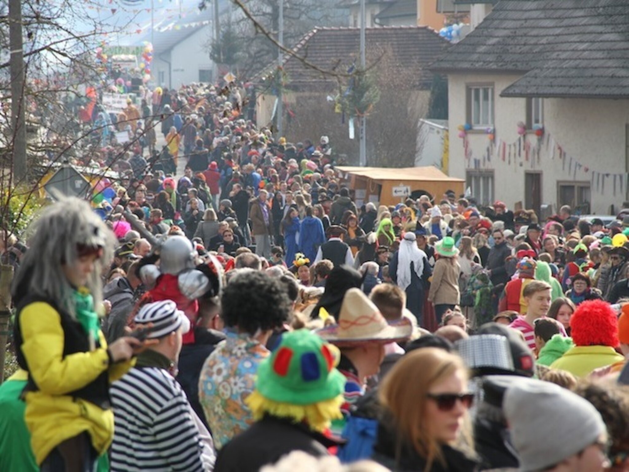 So schön und bunt war der diesjährige Höriumzug bei den Büllebläri in ...