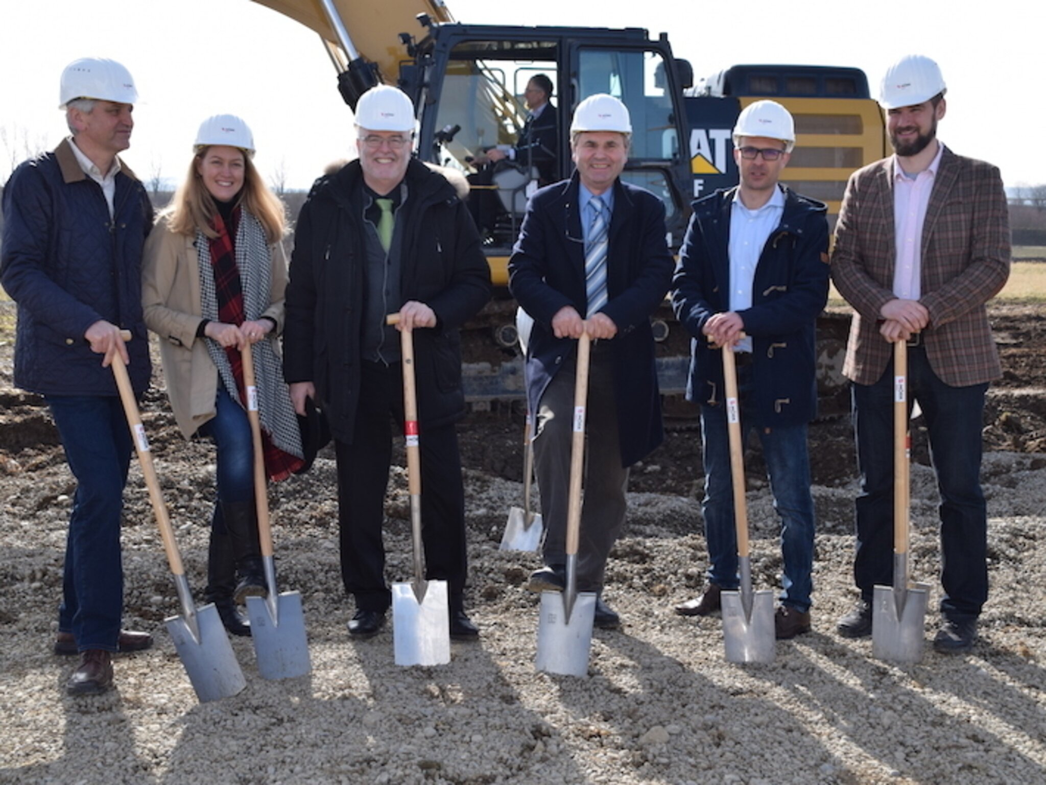 Spatenstich der Gerhard Haas KG im Gewerbegebiet »Hardt«: Die Zukunft ...