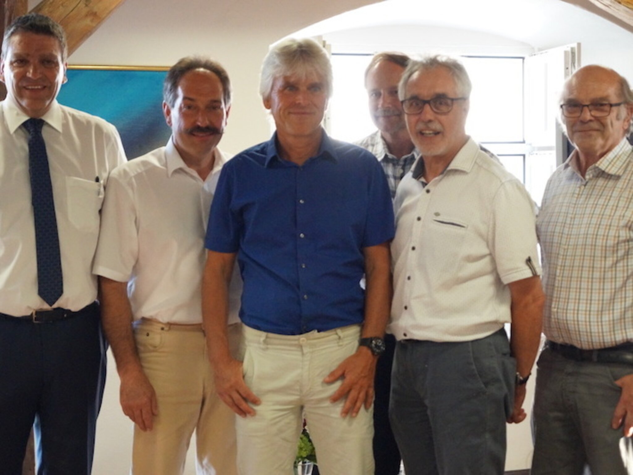 Dr. Horst Bilger, Georg Staehle und Siegfried Schnur verlassen den ...