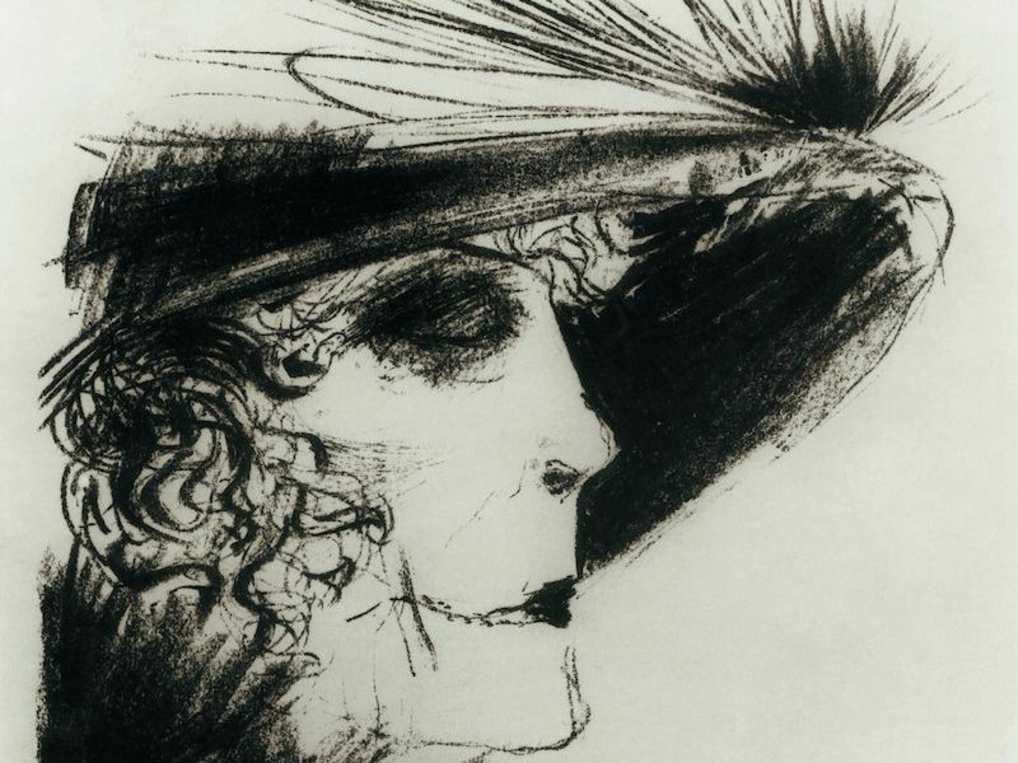 Die „Dame mit Reiher“ von Otto Dix in der Sonderausstellung „Hölle ...