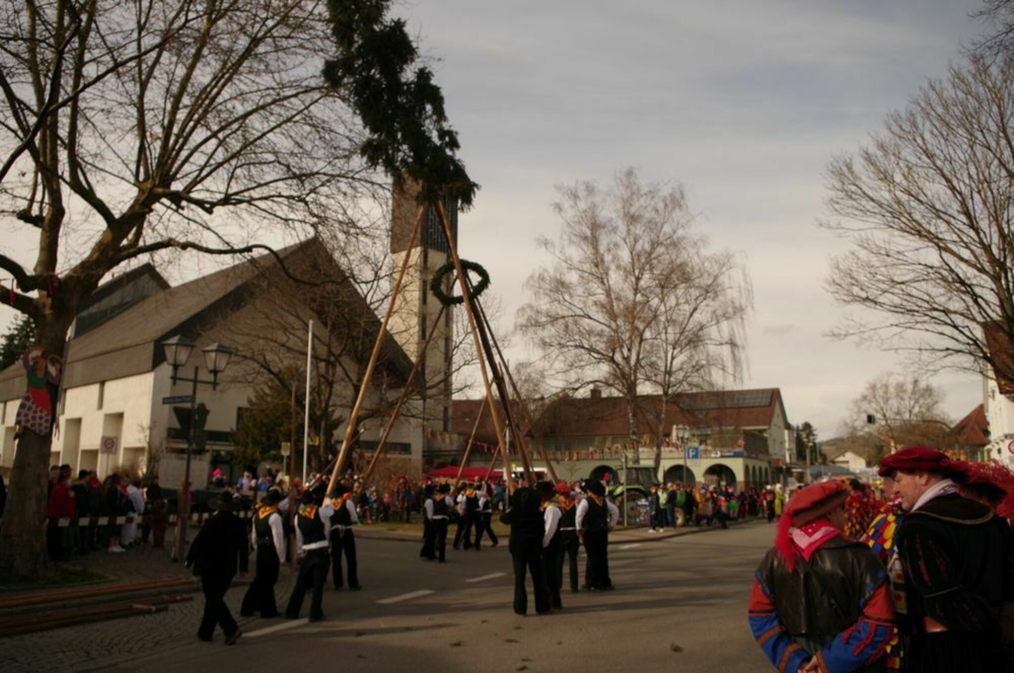 Keine »Geheimaktion« beim Rielasinger Narrenbaum - Rielasingen-Worblingen