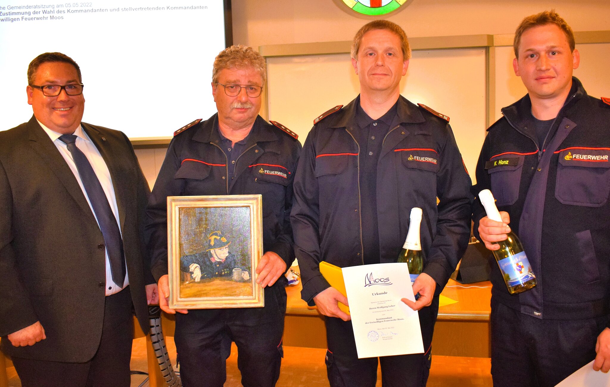 Mooser Feuerwehr mit Generationswechsel: Neuer Kommandant und der ...