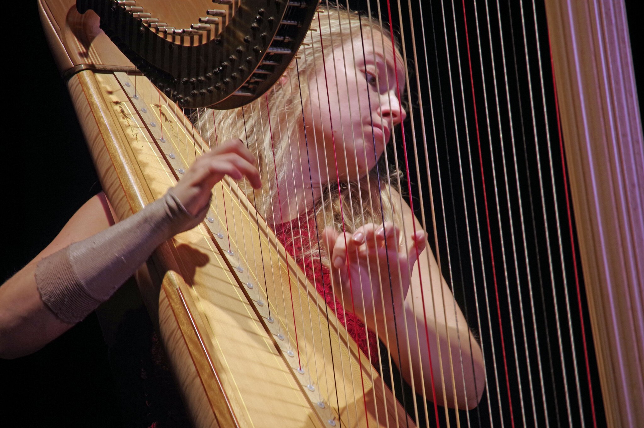 Viel Applaus für Lea Maria Löffler: "Harfenzauber" im Festsaal des ...