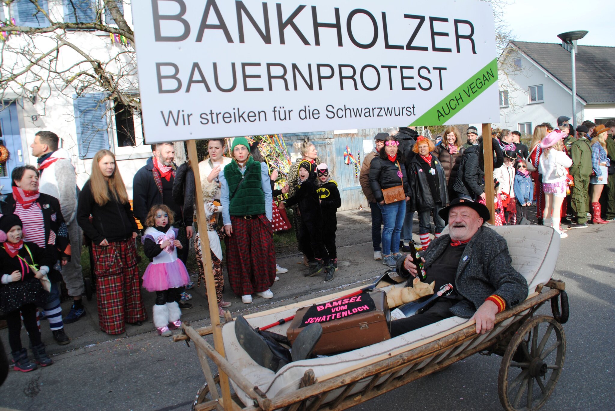 Farbenfroher Höriumzug in Bankholzen: Die Narren streikten nicht auf ...