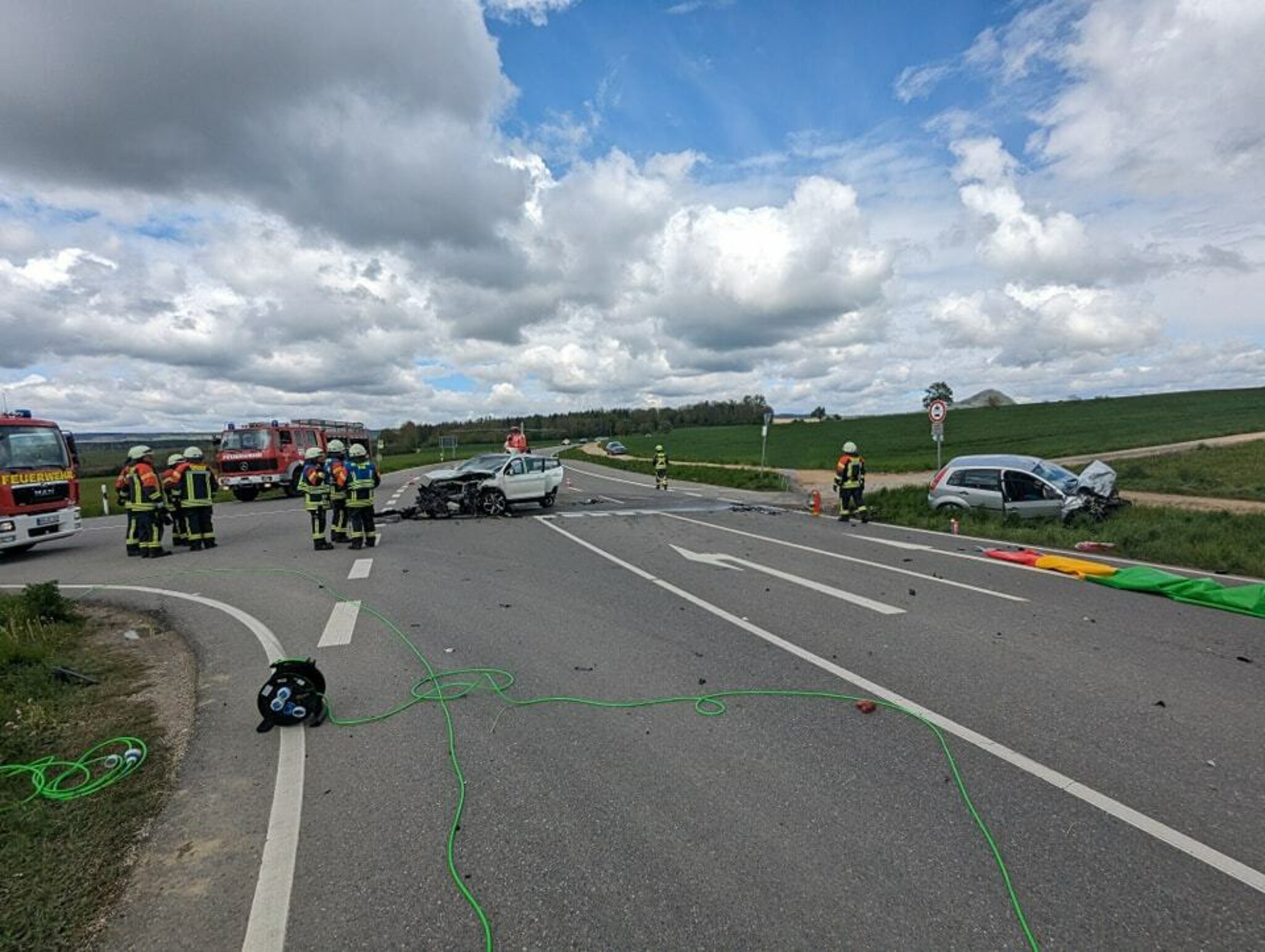 Spannende Unfall B314 Heute Bild