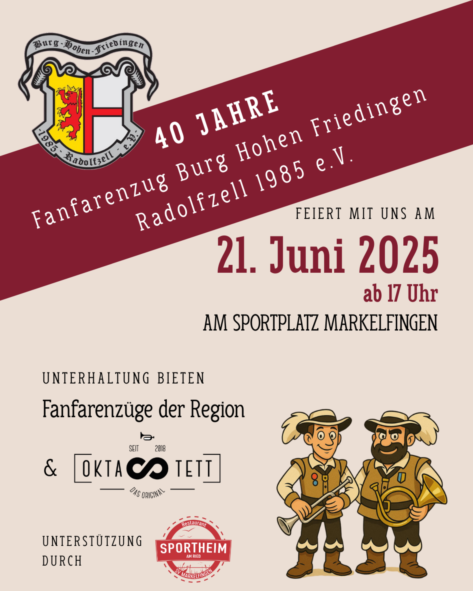 Jubiläum: Fanfarenzug Burg Hohen Friedingen feiert das 40-Jährige ...
